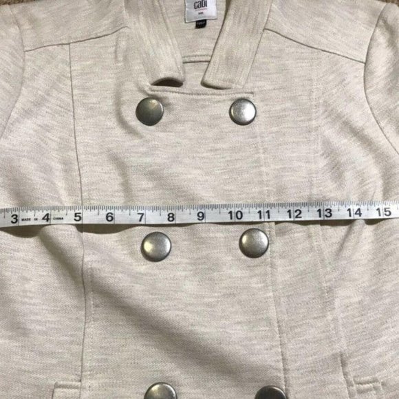 CAbi | Jackets & Coats | Cabi Womens Double Breasted Knit Blazer Jacket ...
